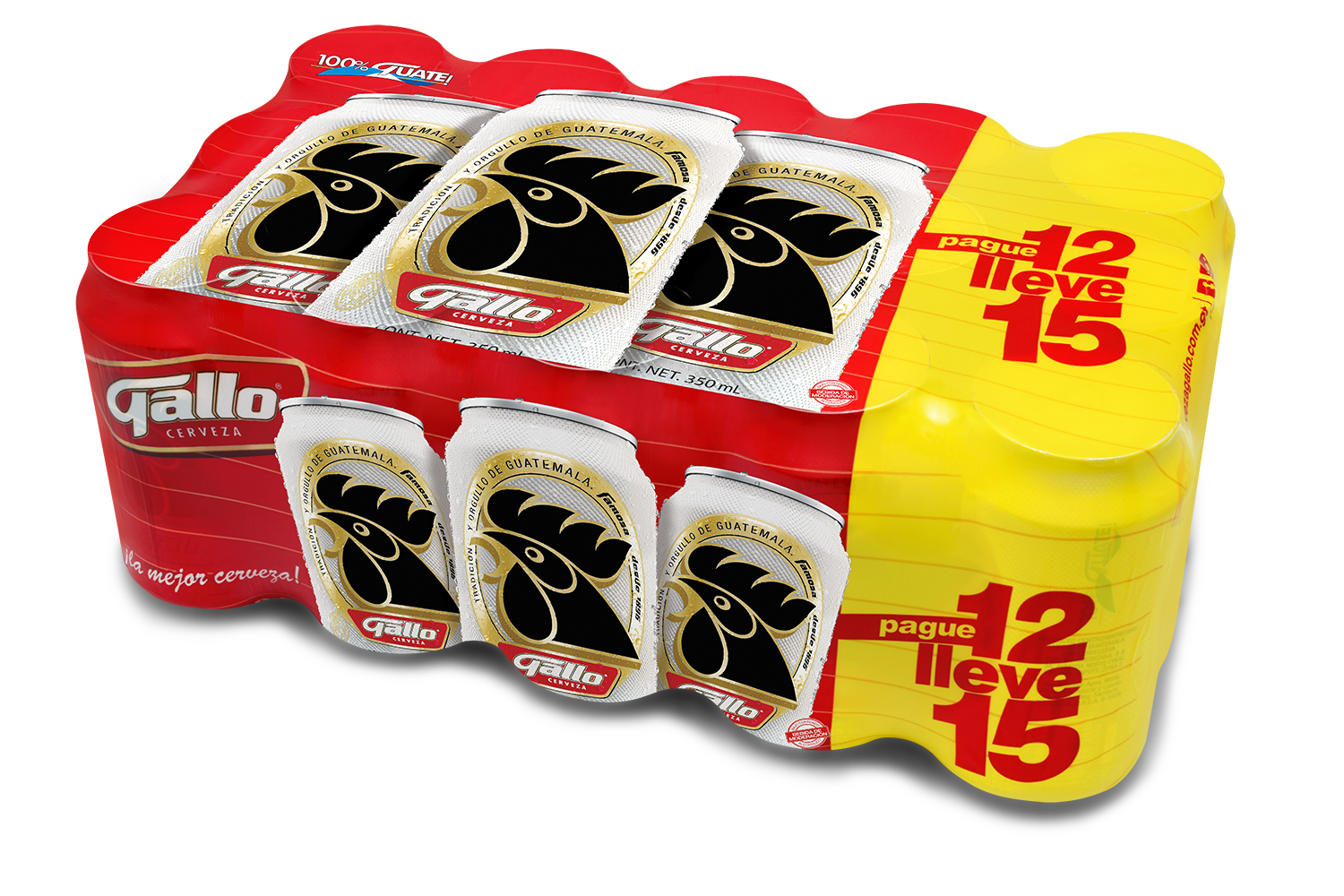 Gallo Paqueton 15 Unidades * Hasta 3 Por Orden * – Agua Pura Salvavidas